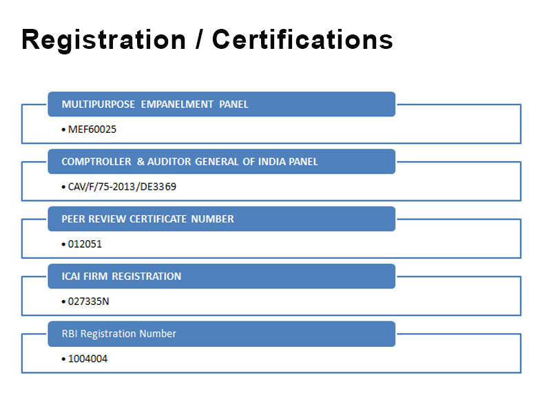 Certification